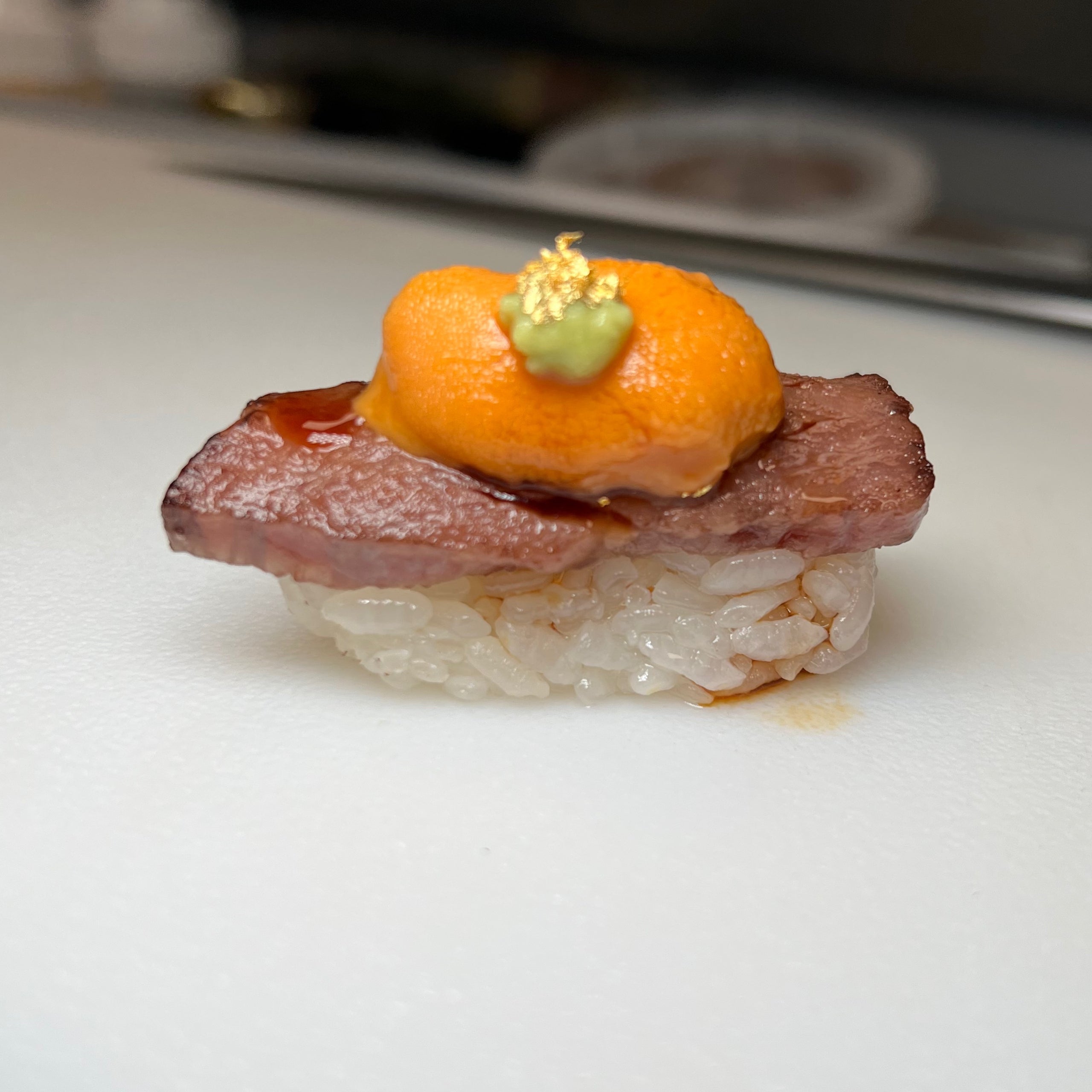 Uni Wagyu sushi | Doanburi Premium Sushi